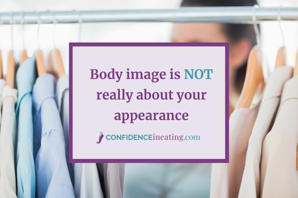What is body image helps to address the real issue